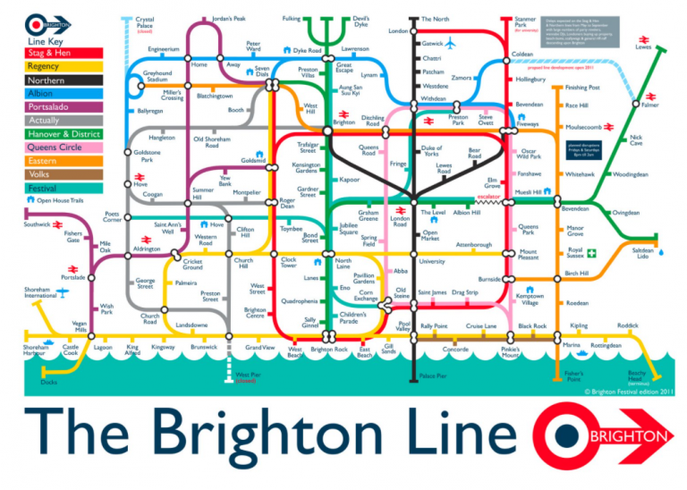 Brighton artist maps out a unique vision – Brighton and Hove News