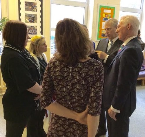 Prince Andrew tells Whitehawk school children ‘I’ll be back ...