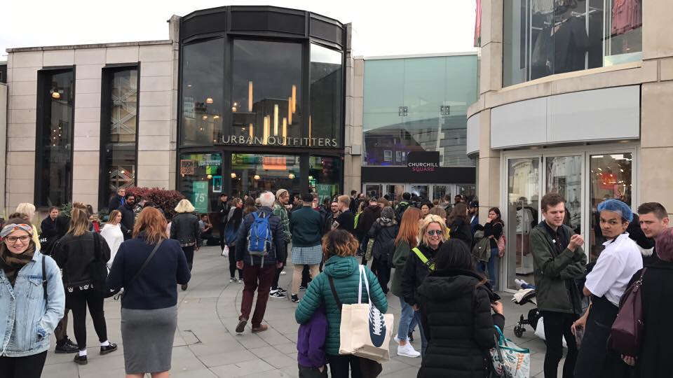Churchill Square evacuated after car catches fire – Brighton and Hove News