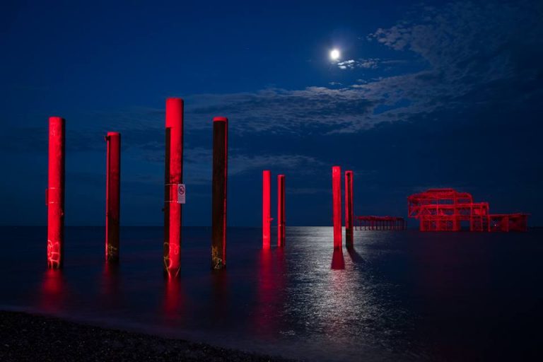 West Pier transformed by light show – Brighton and Hove News