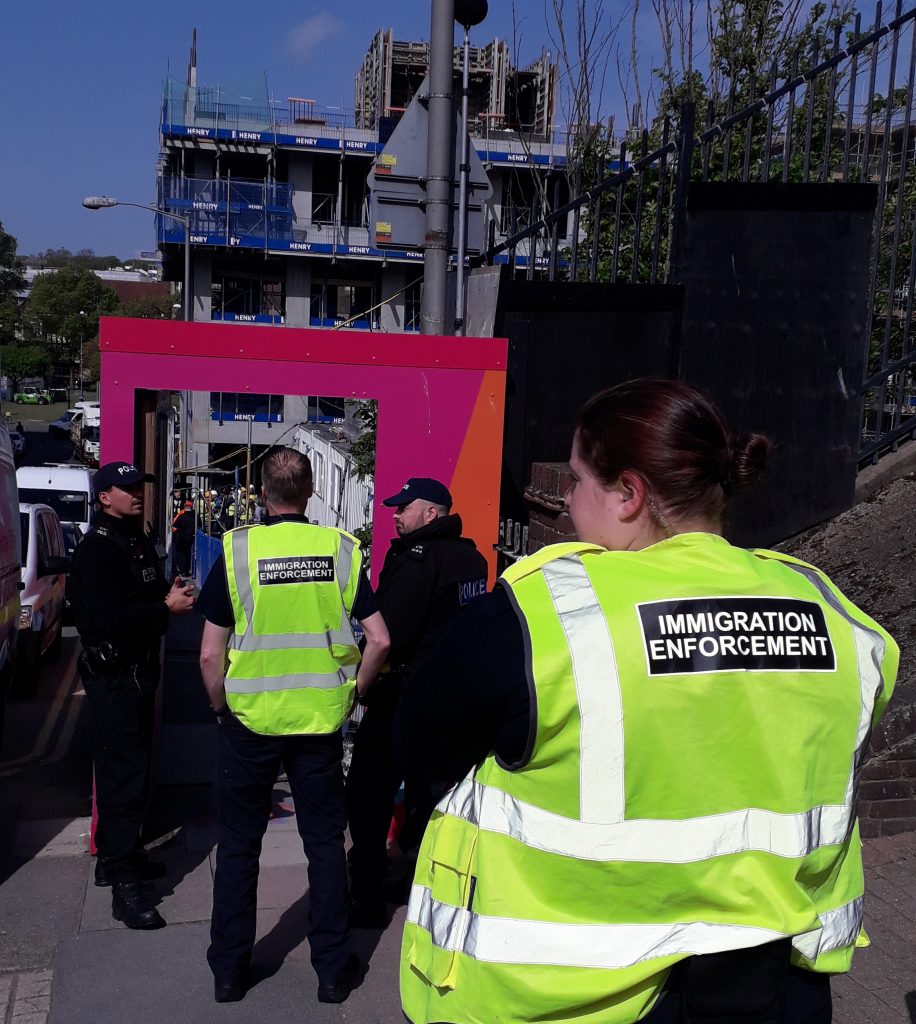 Immigration raids at Circus Street building site – Brighton and Hove News