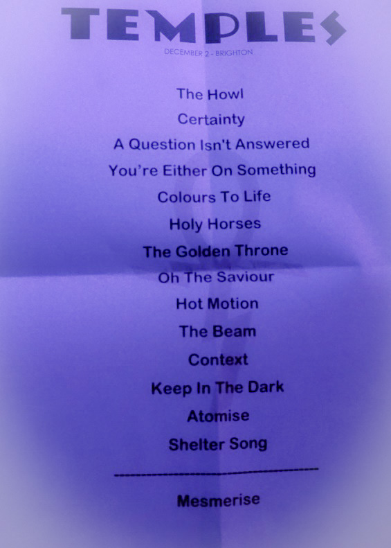 Temples ‘Mesmerise’ Brighton audience – Brighton and Hove News