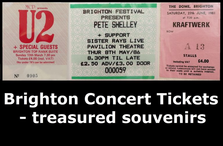 Brighton Concert Tickets – treasured souvenirs – Brighton and Hove News