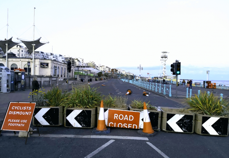 Madeira Drive set to reopen to one-way traffic – Brighton and Hove News