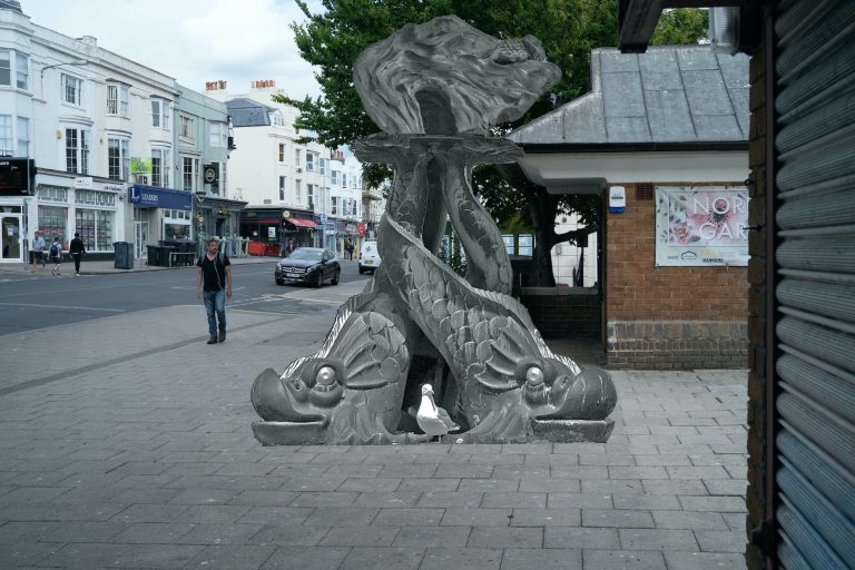Iconic Brighton dolphins reporpoised for new city centre sculpture ...