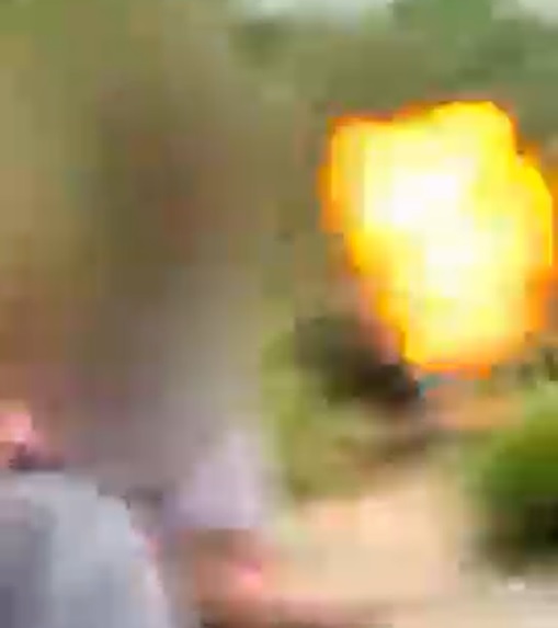 WATCH: Aerosol torched by teenagers explodes in Brighton park ...
