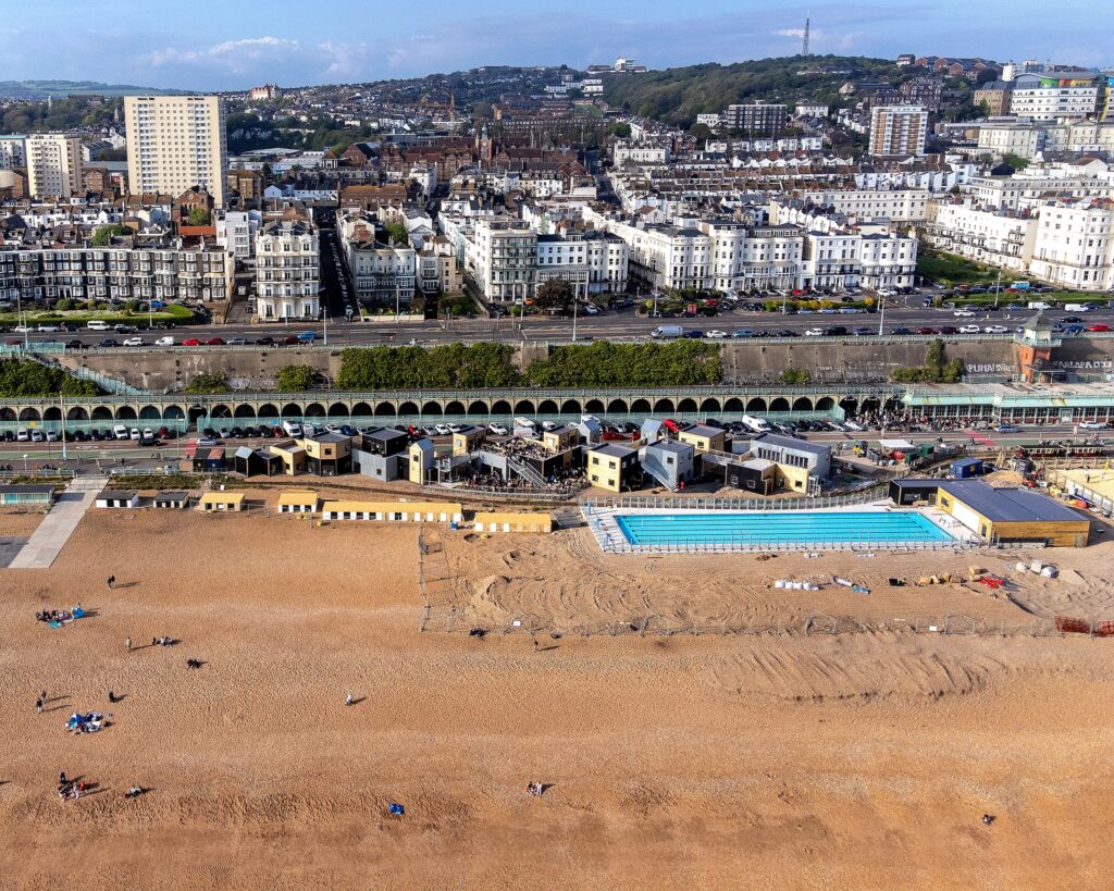 Sea Lanes pool takes shape ahead of opening – Brighton and Hove News