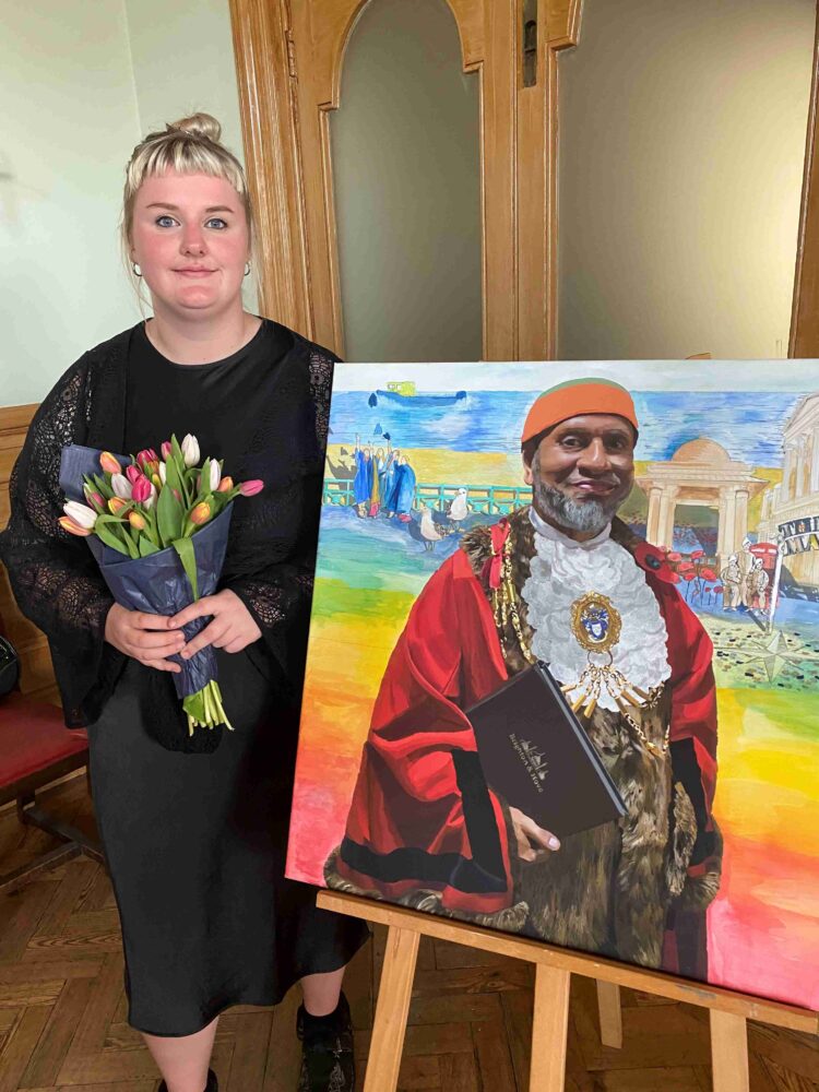 Portrait unveiled as mayoral year draws to a close – Brighton and Hove News