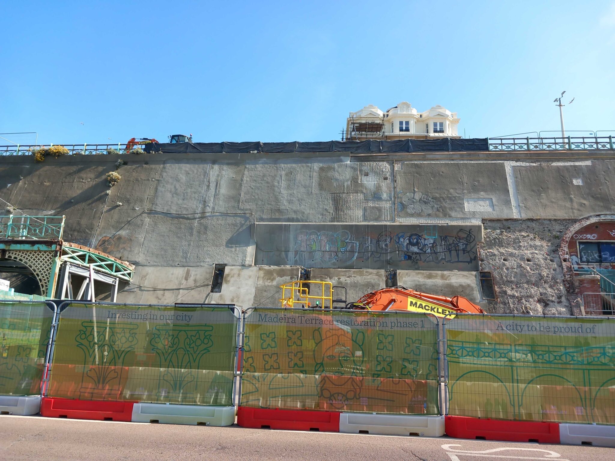 Groundwork begins for new Madeira Terrace lift – Brighton and Hove News